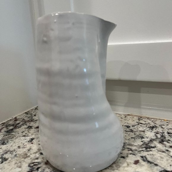 Accents | Hand Thrown White Ceramic Vase | Poshmark